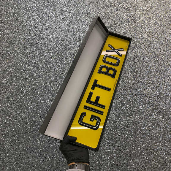 Number Plate Gift Box | ICED PLATES